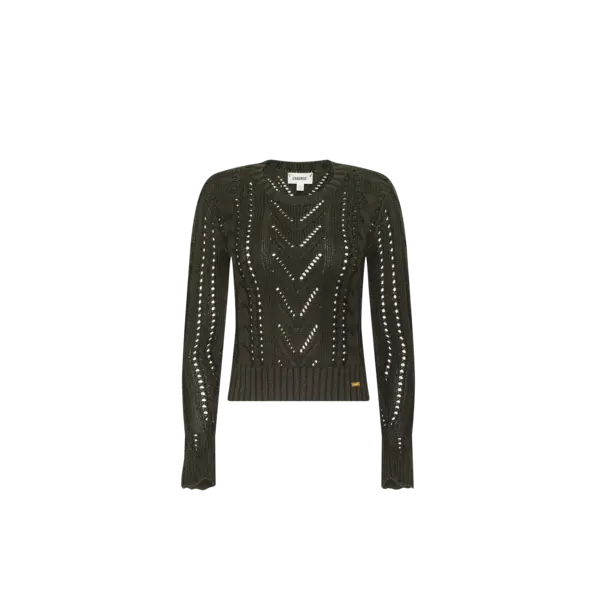 L'Agence Mio Cabled Pullover