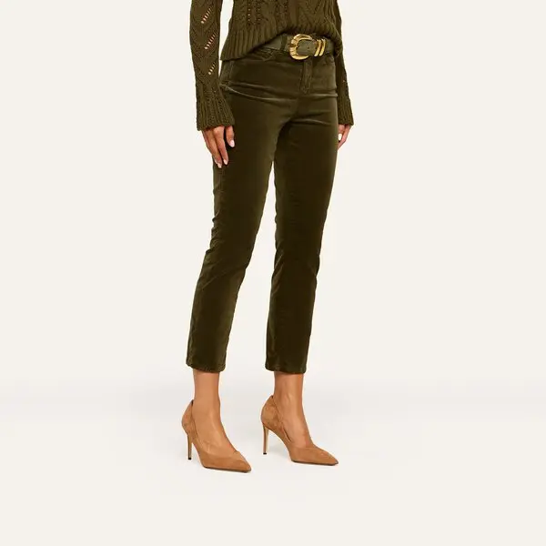 L'Agence Celestia Velvet Slim-leg Jean