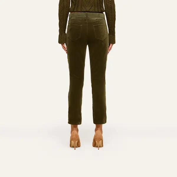 L'Agence Celestia Velvet Slim-leg Jean