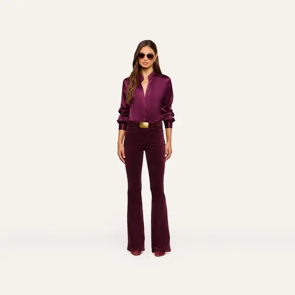 L'Agence Bianca Silk Blouse Top