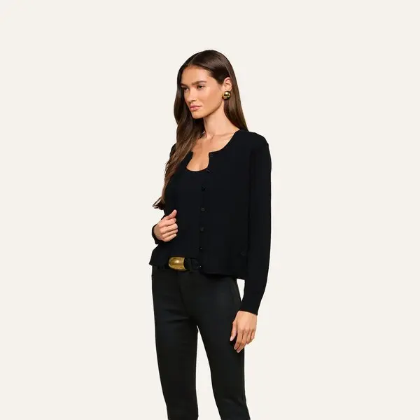 L'Agence Malone Cashmere Cardigan