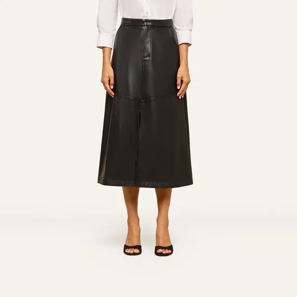 L'Agence Robyn Vegan Leather Skirt
