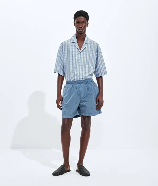 Bottega Veneta Crinkled Nylon Swim Shorts