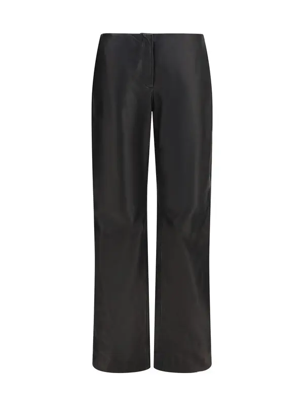 TOTEME Easy Leather Trousers