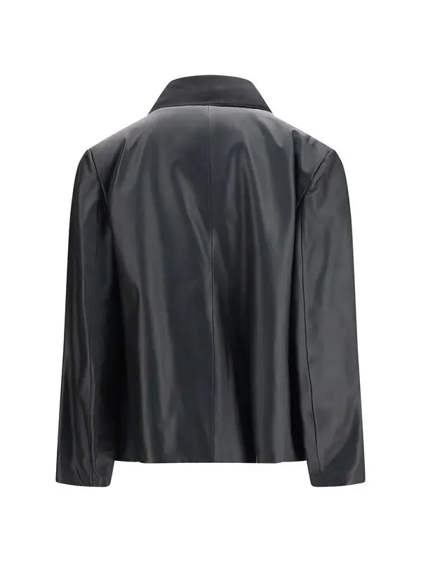 TOTEME Scarf Leather Jacket