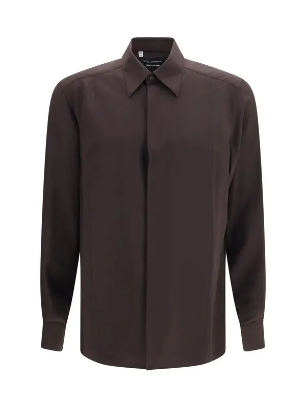 Dolce & Gabbana Martini Crêpe De Chine Shirt