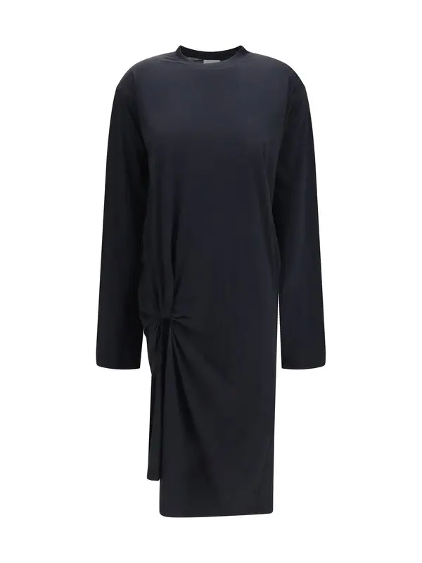 Balenciaga Twisted-knot Cotton Dress