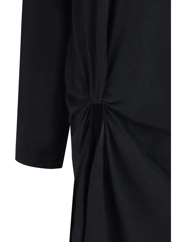 Balenciaga Twisted-knot Cotton Dress
