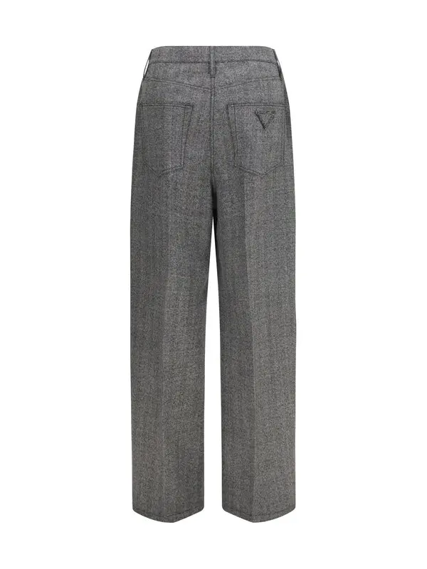 Prada Mouliné Wool Pants