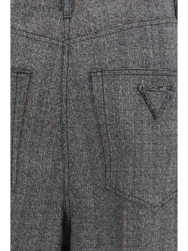 Prada Mouliné Wool Pants