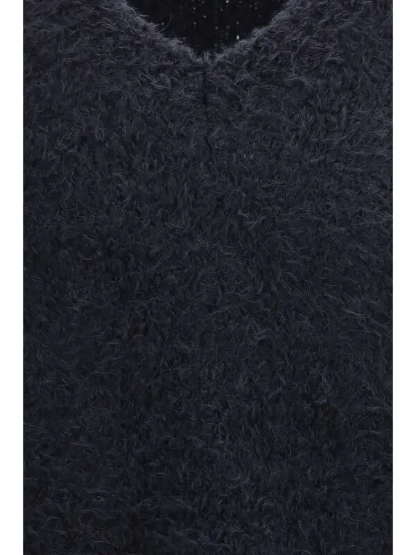 Dolce & Gabbana Alpaca Blend Pullover - Blue