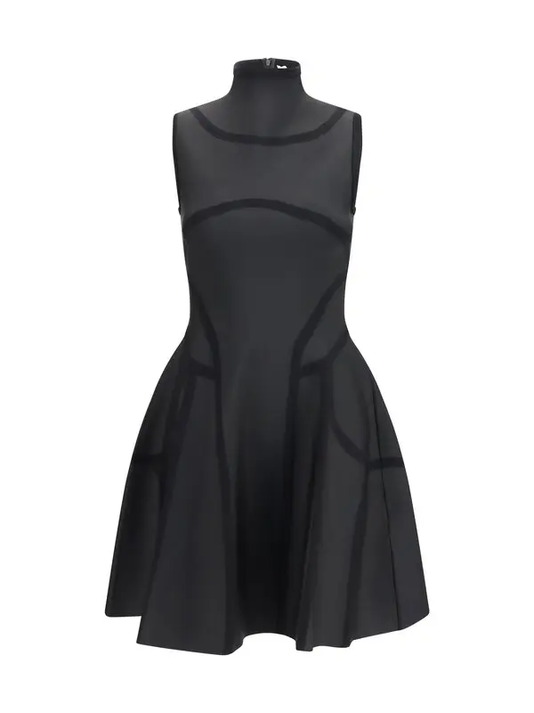 Alexander McQueen Anatomy-line Mini Dress