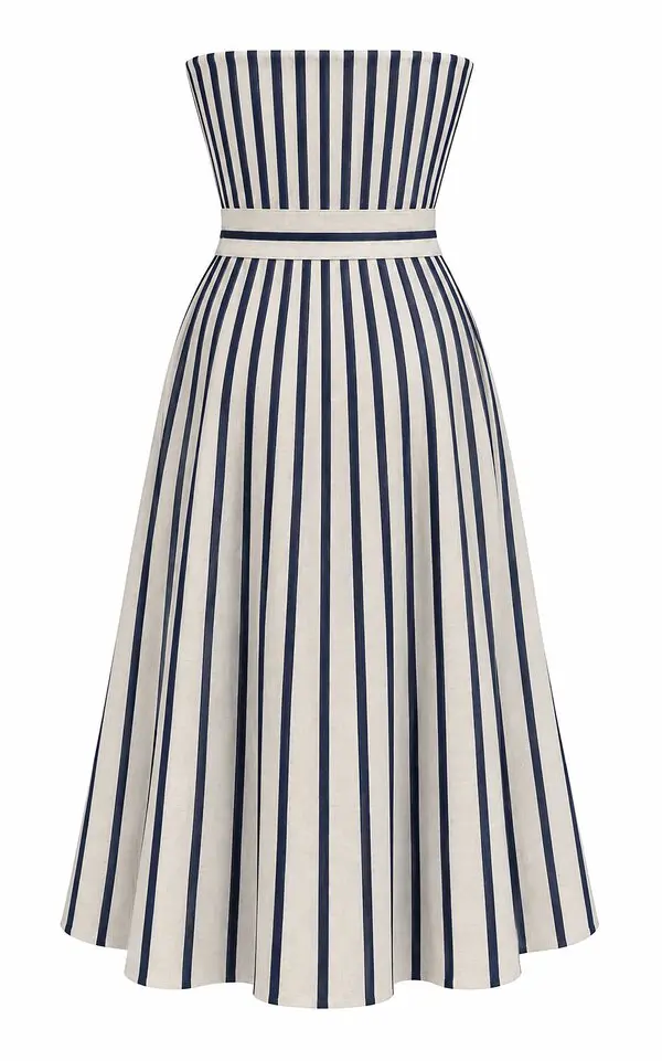 ANDRES OTALORA Deseo De Vida Linen Maxi Dress