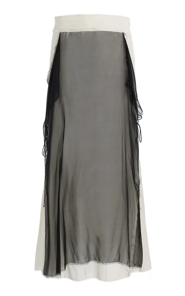 MEL USINE Oriane Deconstructed Apron Field Skirt
