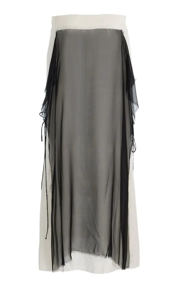 MEL USINE Oriane Deconstructed Apron Field Skirt
