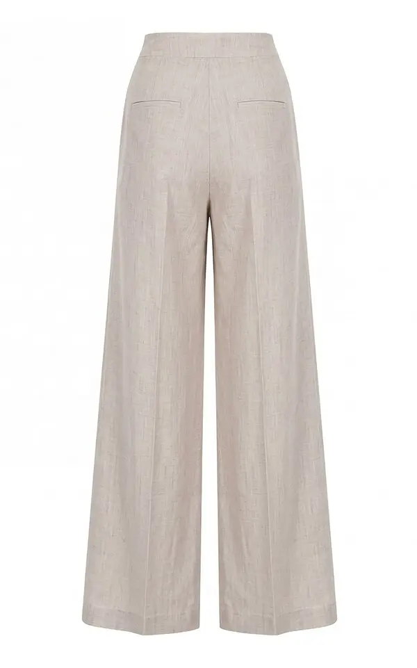 ANDRES OTALORA Marea Alta Linen Pants - Neutral