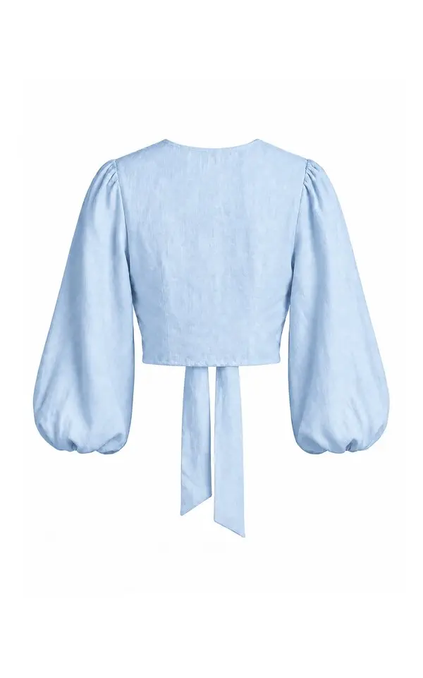 ANDRES OTALORA Suspiro De Amor Linen Blouse