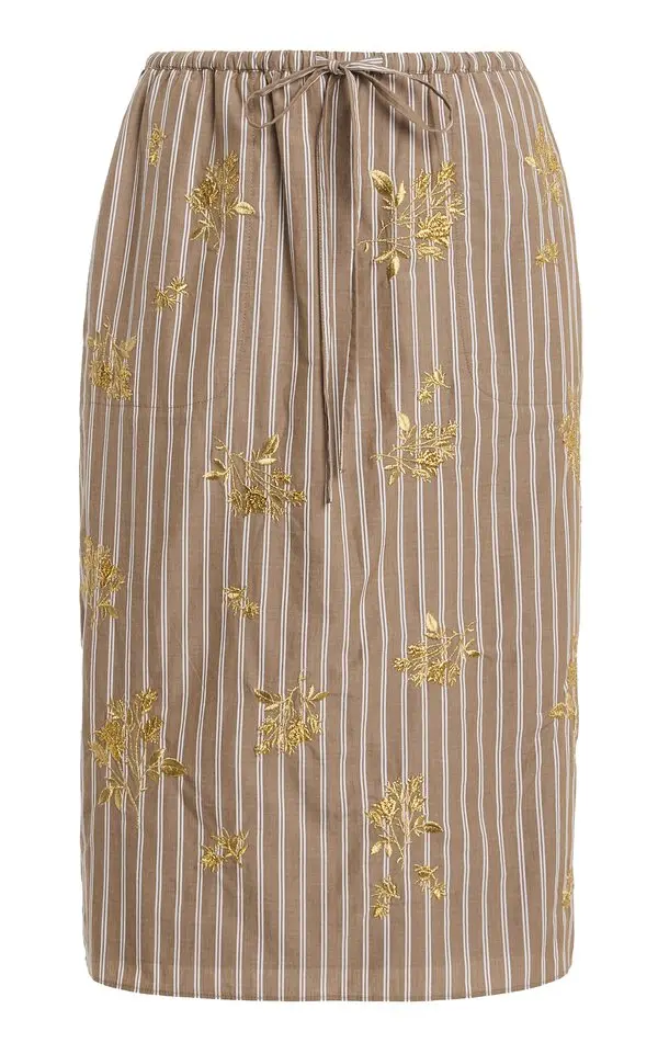 Altuzarra Vicky Cotton Midi Skirt
