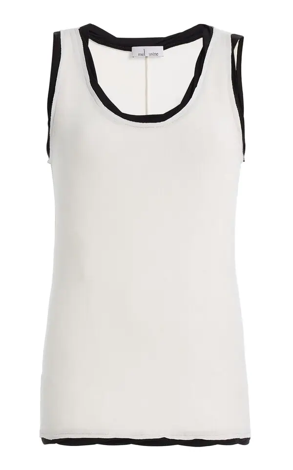 MEL USINE Blois Twisted-trim Tank Top