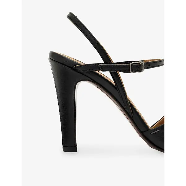 ALLSAINTS Lila Heeled Leather Sandals