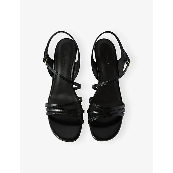Whistles Strappy Block-heel Leather Sandals