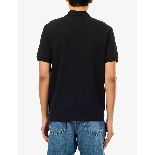 Play Comme Des Garcon Small Logo Cotton Polo Shirt