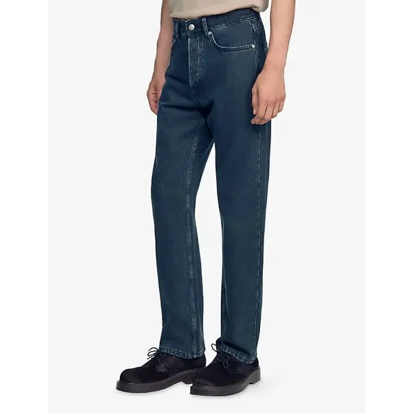 Sandro Regular-fit Faded Denim Jeans