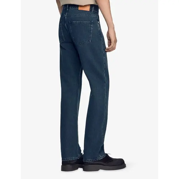 Sandro Regular-fit Faded Denim Jeans