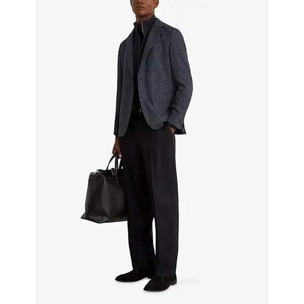 REISS Kyle Gilet-insert Woven Blazer