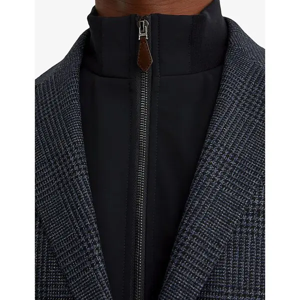 REISS Kyle Gilet-insert Woven Blazer
