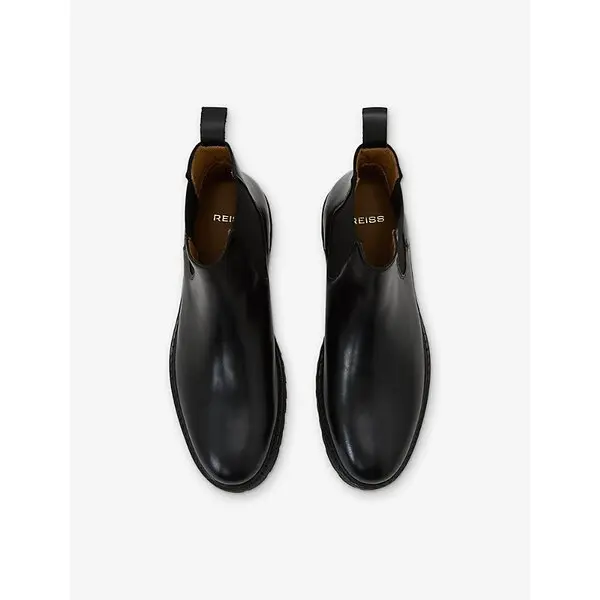 REISS Milton Leather Chelsea Boots