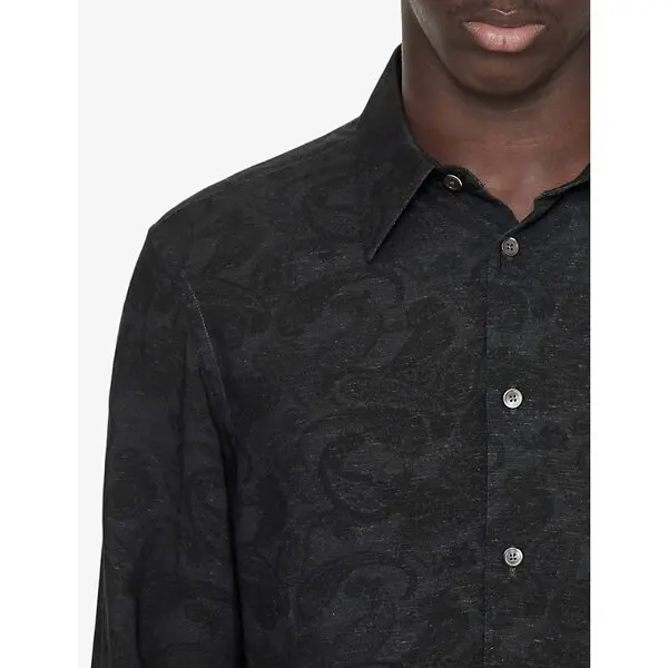 ALLSAINTS Seraphin Paisley Slim-fit Woven Shirt