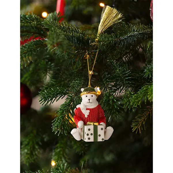 VILLEROY & BOCH Christmas Classic 2026 Teddy Bear Hanging Ornament