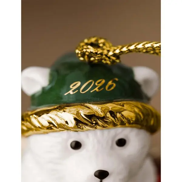 VILLEROY & BOCH Christmas Classic 2026 Teddy Bear Hanging Ornament