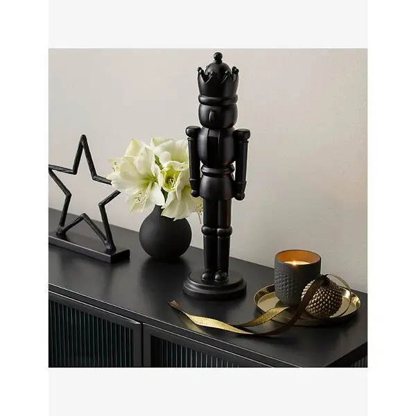 VILLEROY & BOCH Christmas Chic Nutcracker Decorative Christmas Figurine - Black