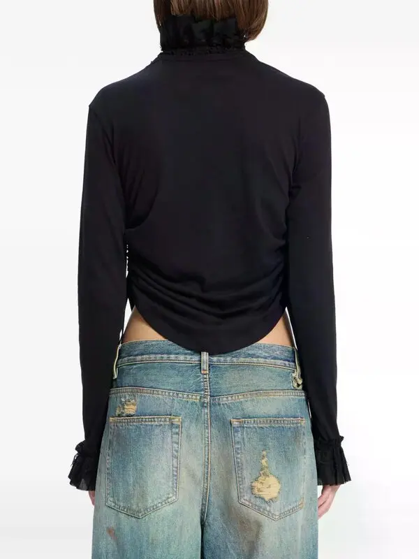 ANN DEMEULEMEESTER Ruffled Gathered Top