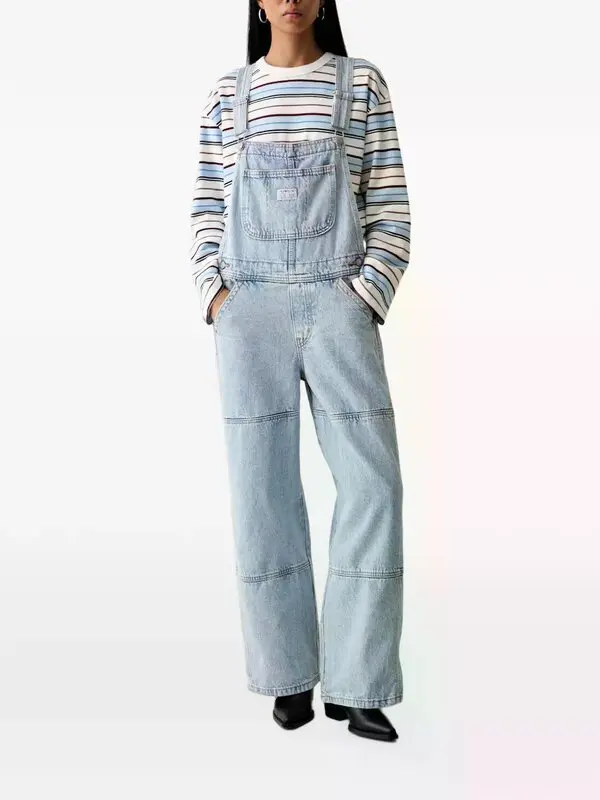 LEVI'S Utility Straight-leg Denim Overalls - Blue