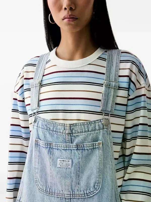 LEVI'S Utility Straight-leg Denim Overalls