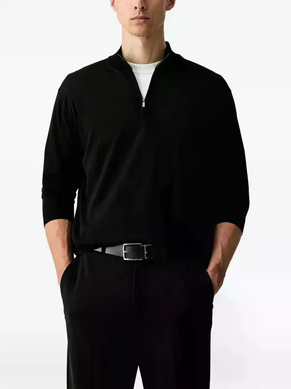 Paul & Shark Quarter-zip Knitted Sweater