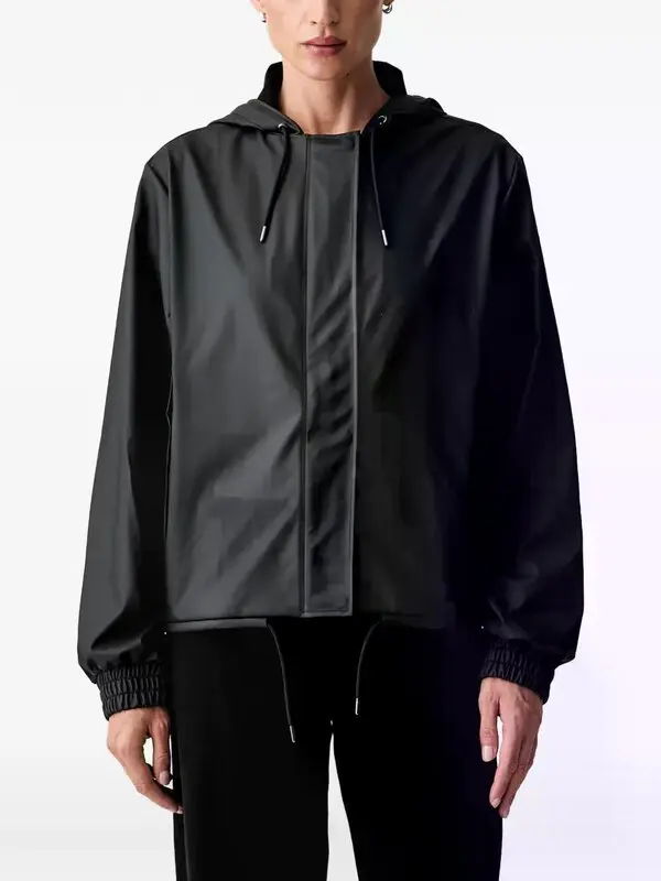 Rains Hooded Drawstring Jacket