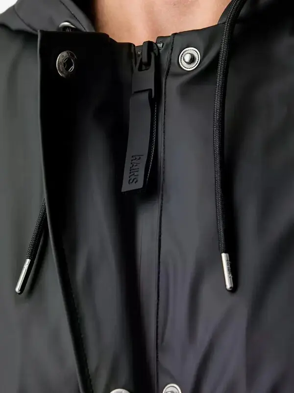 Rains Hooded Drawstring Jacket