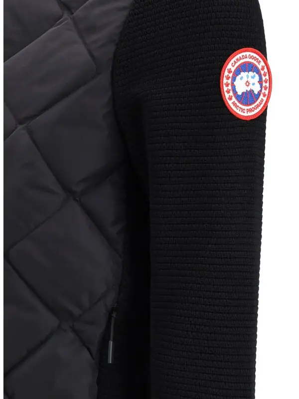 Canada Goose Hybridge® Quilted Knit Hooded Down Jacket