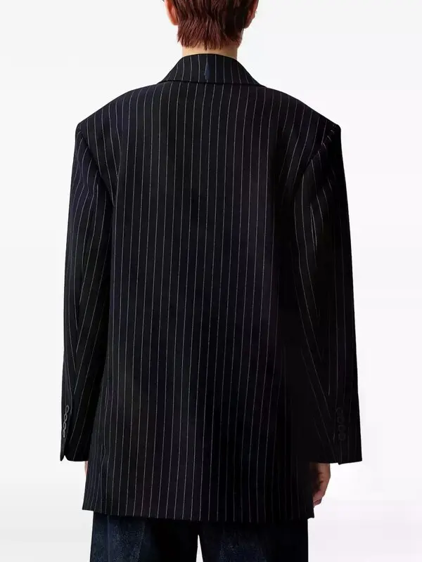 WRSTBHVR Amal Pinstripe-pattern Double-breasted Blazer