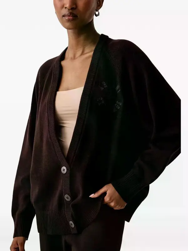 Armani Exchange Logo-embroidered Cardigan