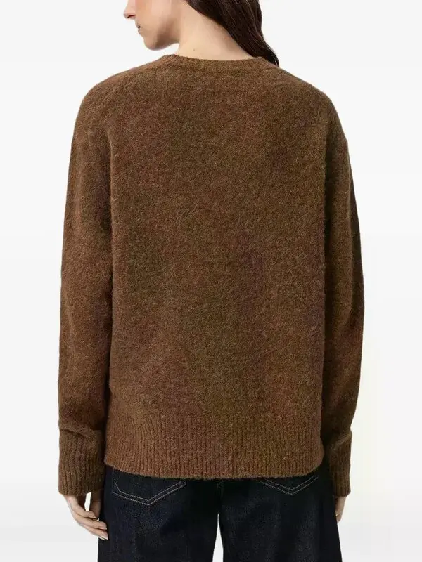 ALLSAINTS Unwind Embroidered Crew-neck Sweater