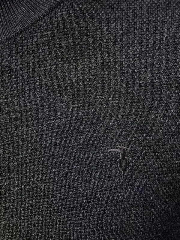 TRUSSARDI Zip-up Ribbed-trim Cardigan