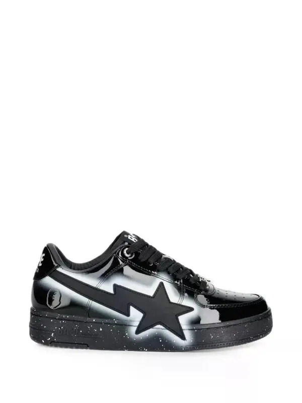 A BATHING APE Sta Spray-effect Low-top Sneakers