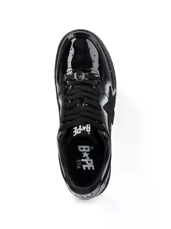 A BATHING APE Sta Spray-effect Low-top Sneakers