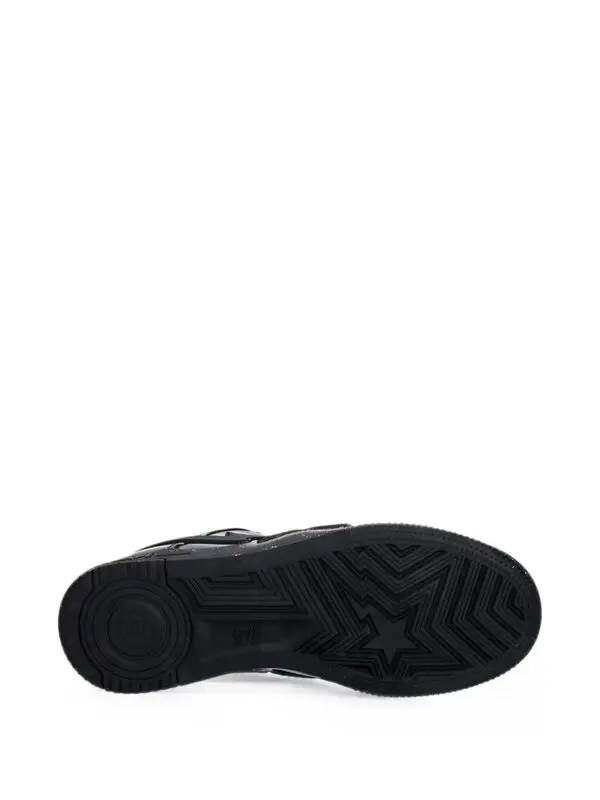 A BATHING APE Sta Spray-effect Low-top Sneakers