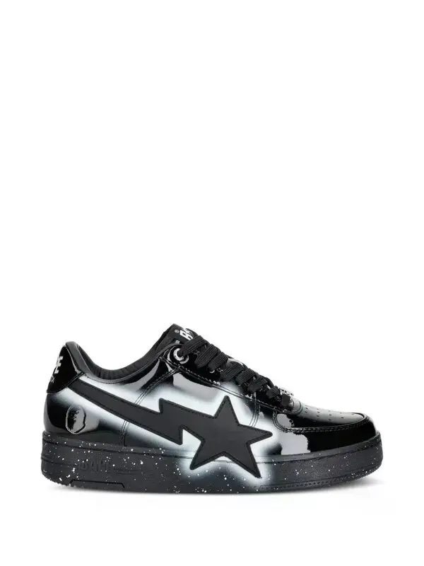A BATHING APE Sta Spray-effect Low-top Sneakers - Black